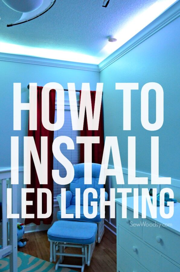How to Install LED Lighting - Sew Woodsy
