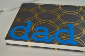 DIY Father's Day Journal - Sew Woodsy