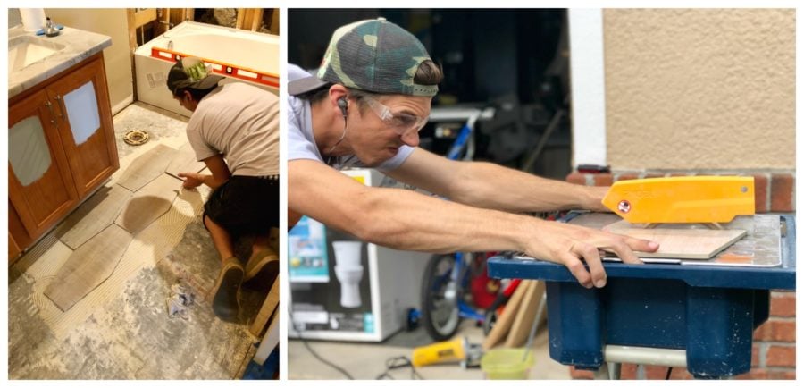 7 Tips for Laying Floor Tile - Sew Woodsy