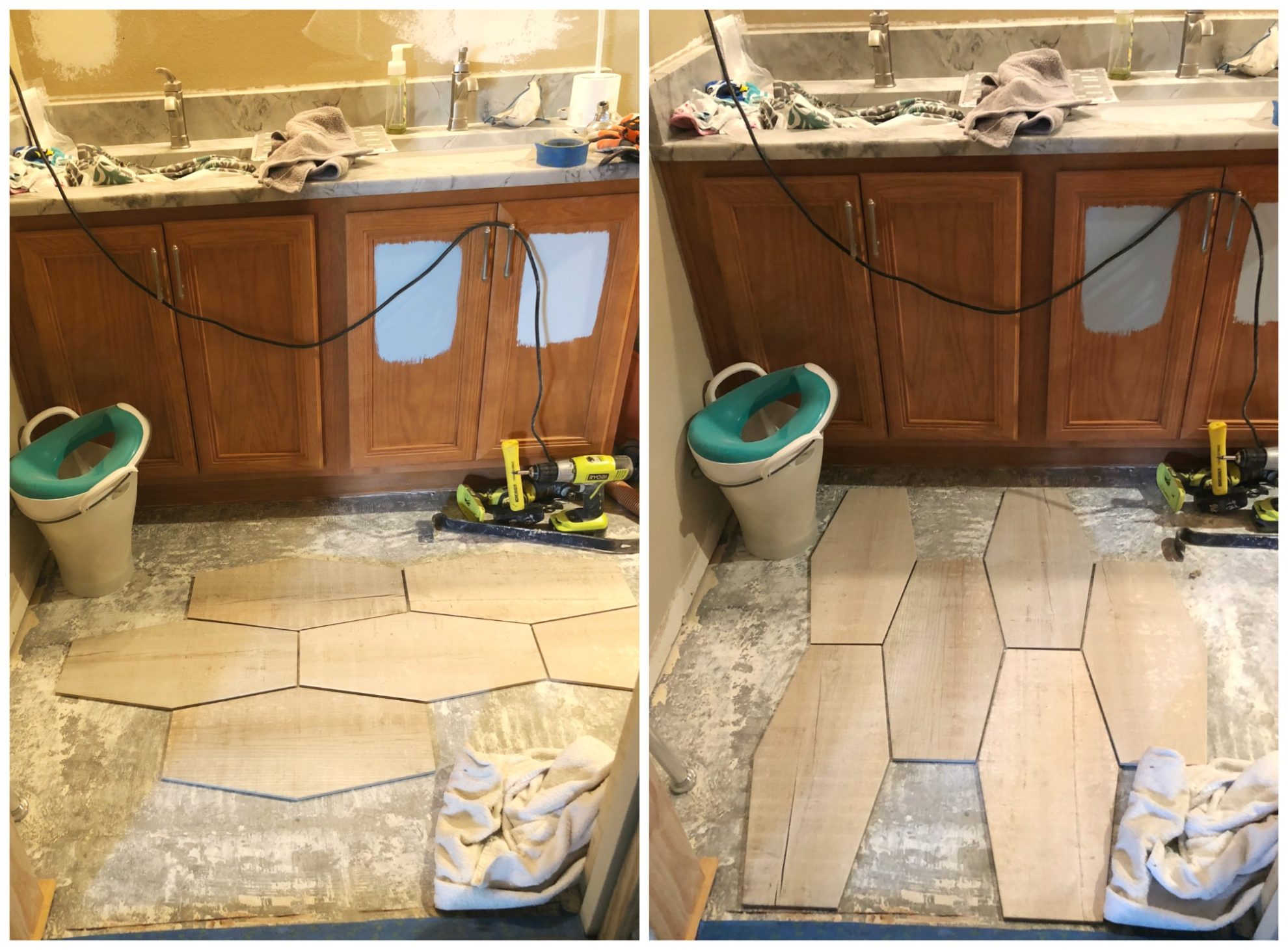 7 Tips for Laying Floor Tile - Sew Woodsy