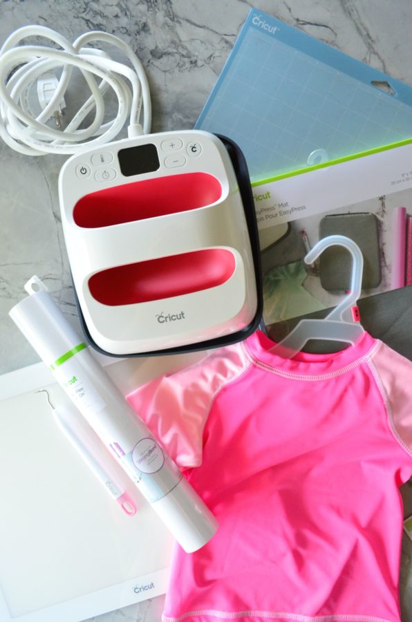 DIY Daddy's Little Mermaid Rash Guard Made with Cricut Maker and ...