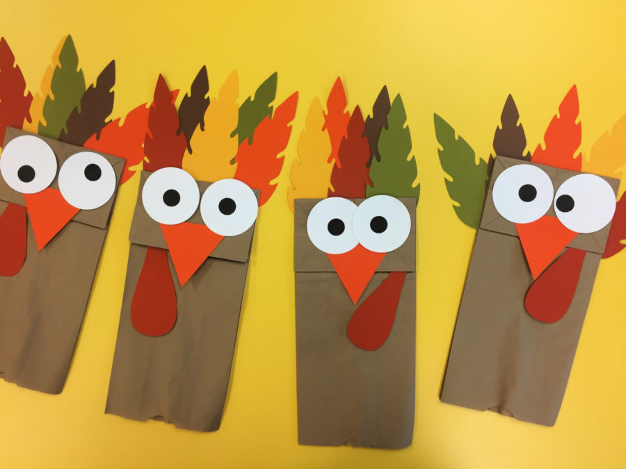 Turkey Paper Bag Puppets - Sew Woodsy