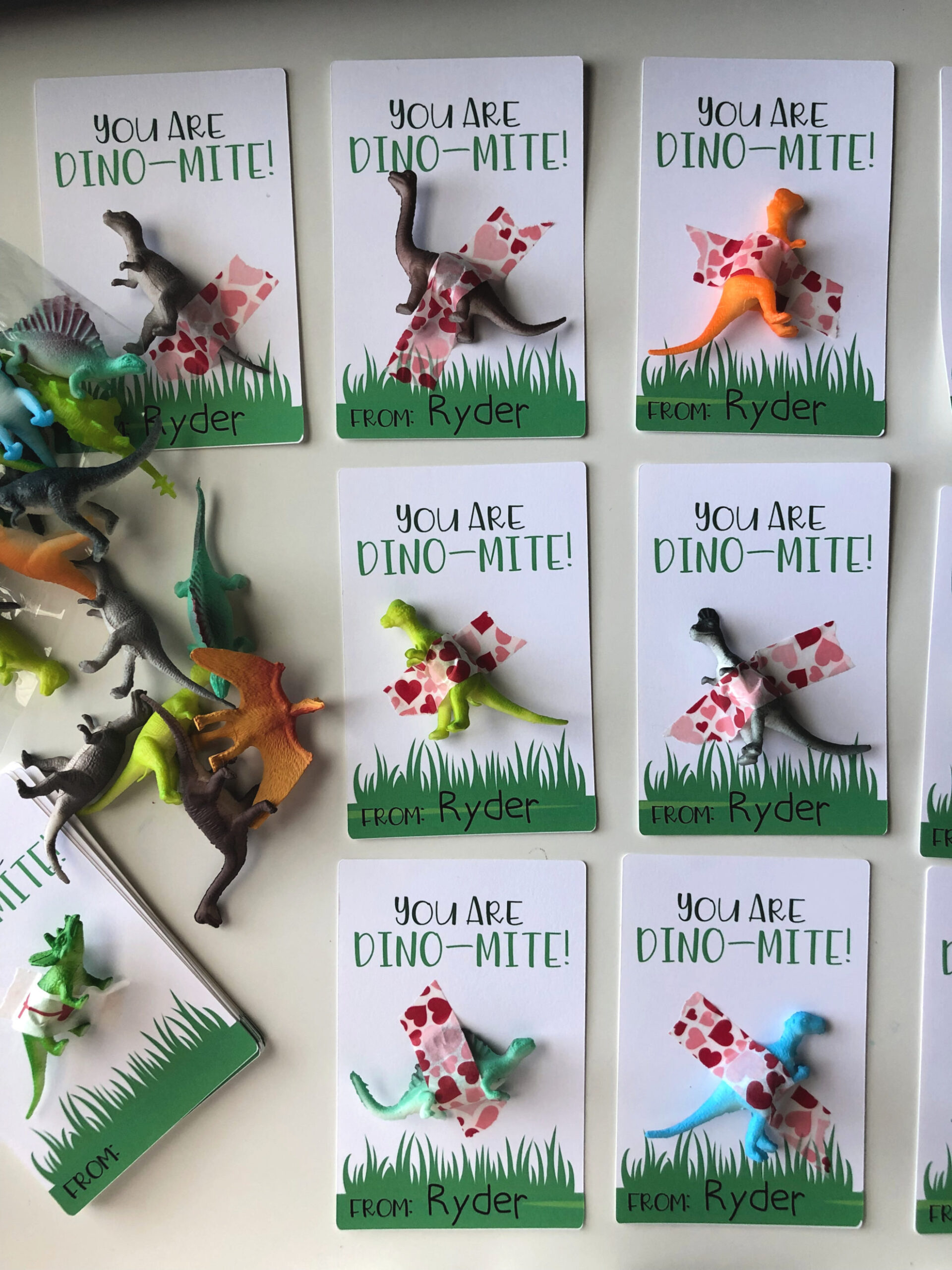 Dinosaur Valentines - Sew Woodsy