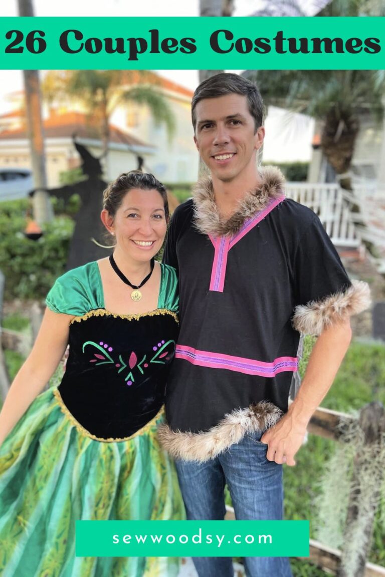 DIY Couples Costumes - 26 Handmade Halloween Costumes - Sew Woodsy