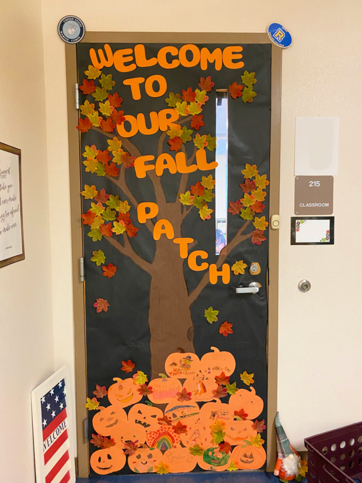 Fall Classroom Door Ideas - Sew Woodsy
